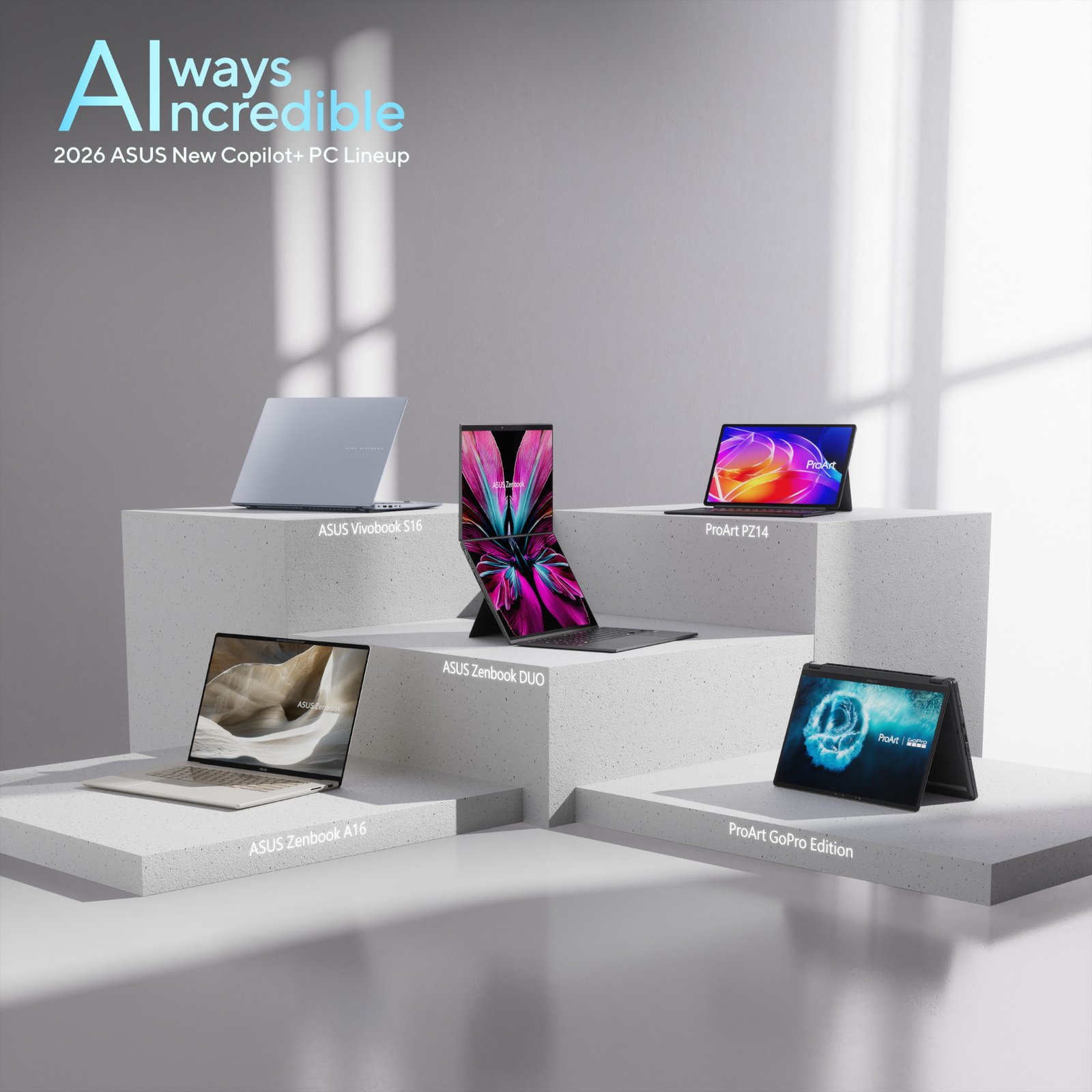 ASUS presenta innovaciones de espectro completo y la visión “Always ...
