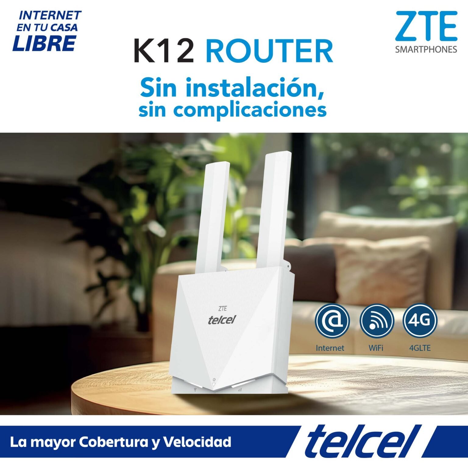 ZTE presenta el Router K12. Internet en casa, ¡sin complicaciones ...